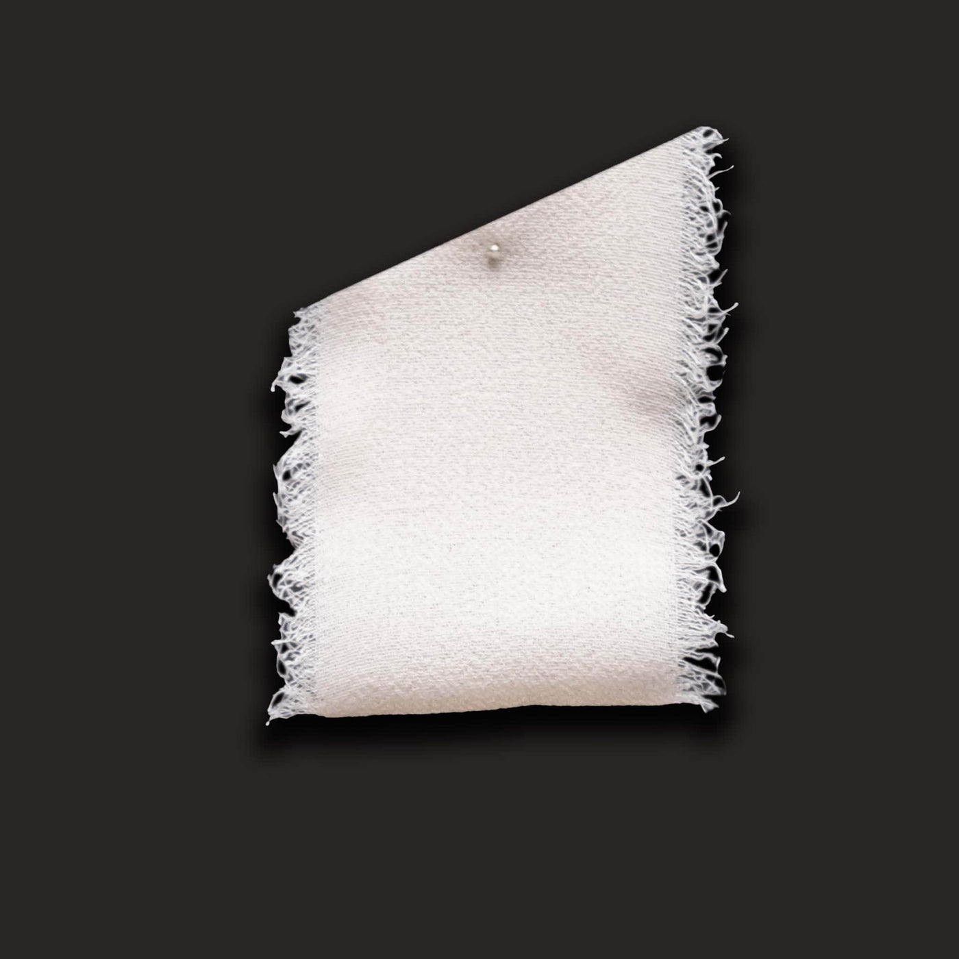 Fluffy Edge Chiffon Ribbon Oyster | Ribbonly