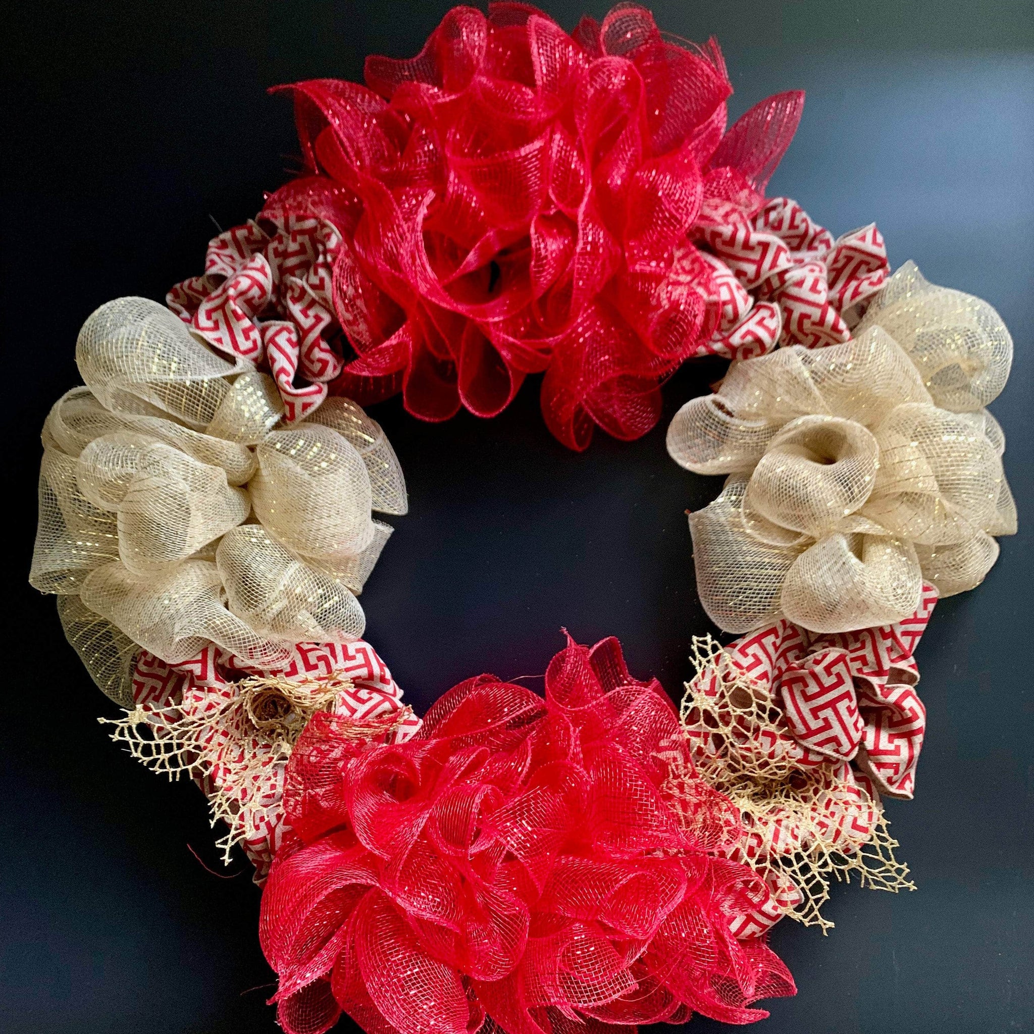 The Christmas Cruffle Ribbon Wreath Kit | Ribbonly