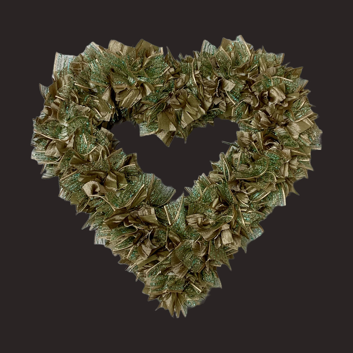 Sand Diddy Heart Ribbon Wreath Kit | Ribbonly